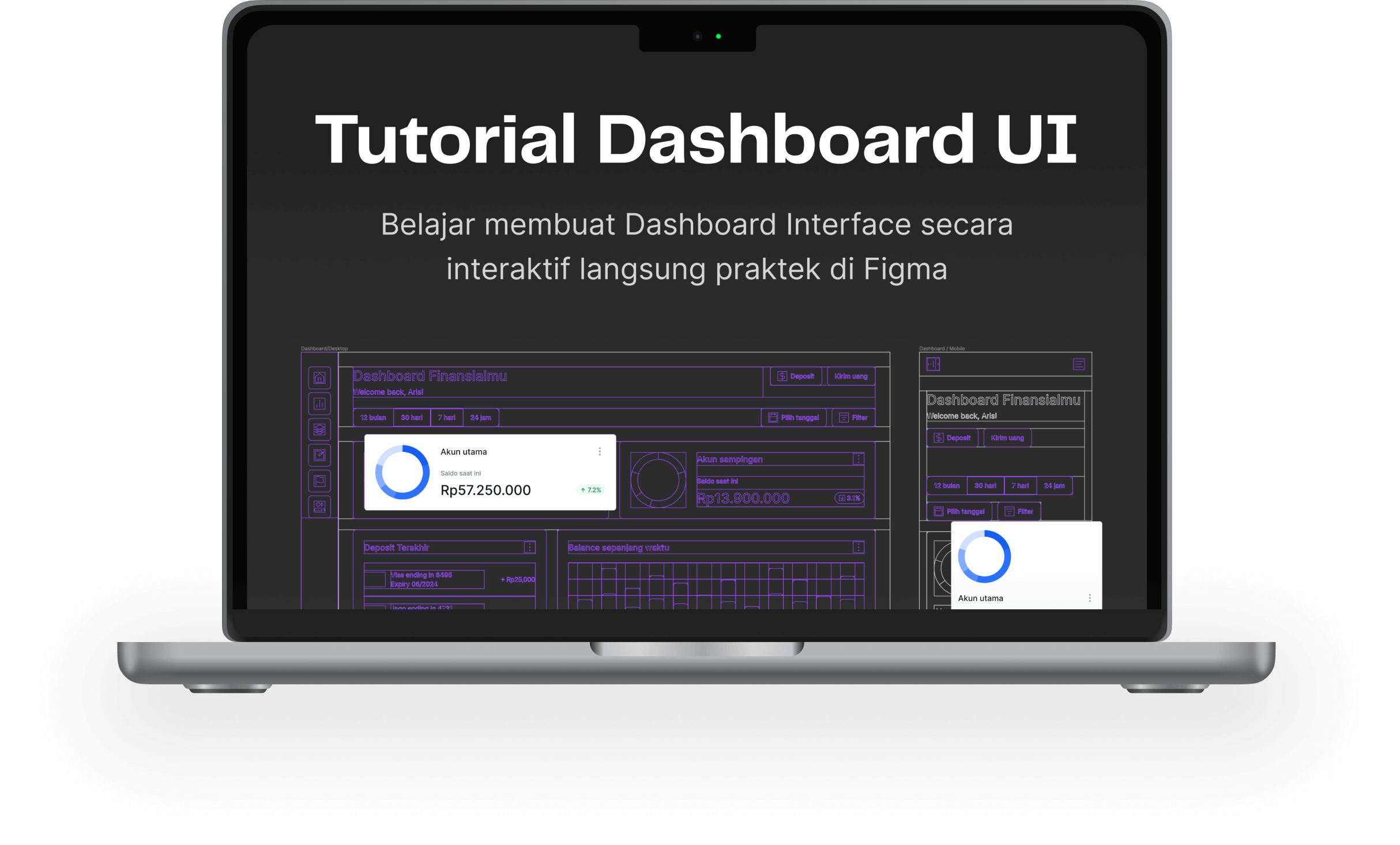 Tutorial Figma Dashboard UI